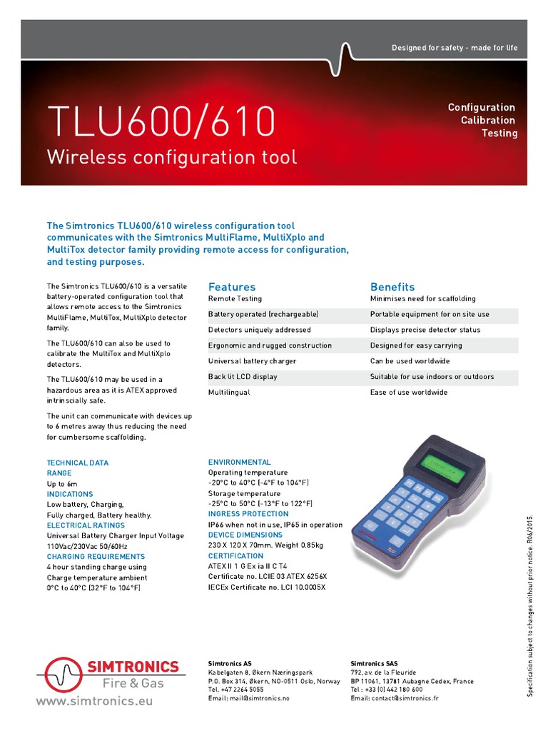 Simtronics TLU600 | PDF | Battery Charger | Rechargeable Battery
