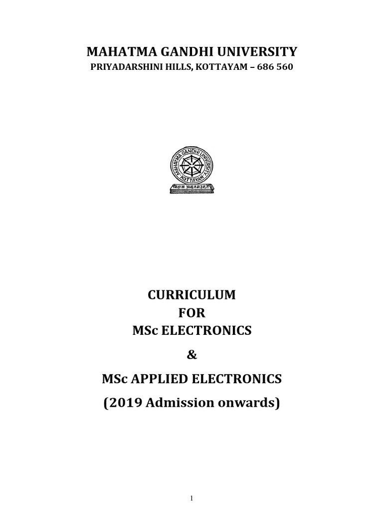 Proposed Syllabus Electronics | PDF | Mosfet | Cmos