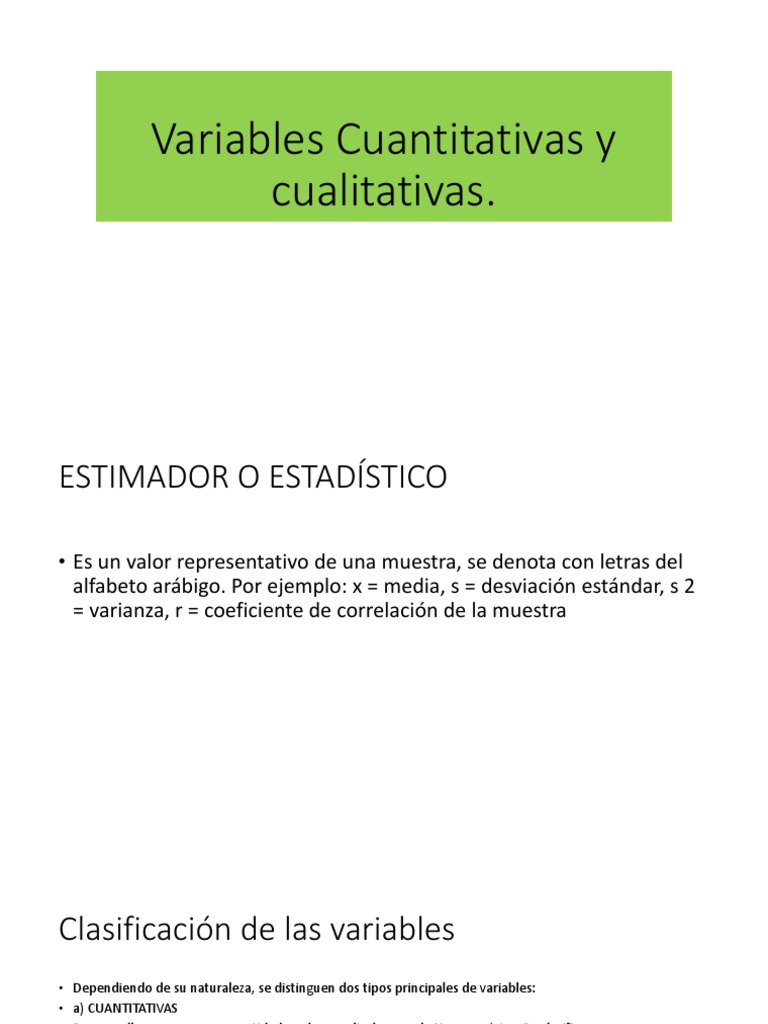 Variables Cualitativas y Cuantitativas | PDF | Escala Likert | Medición