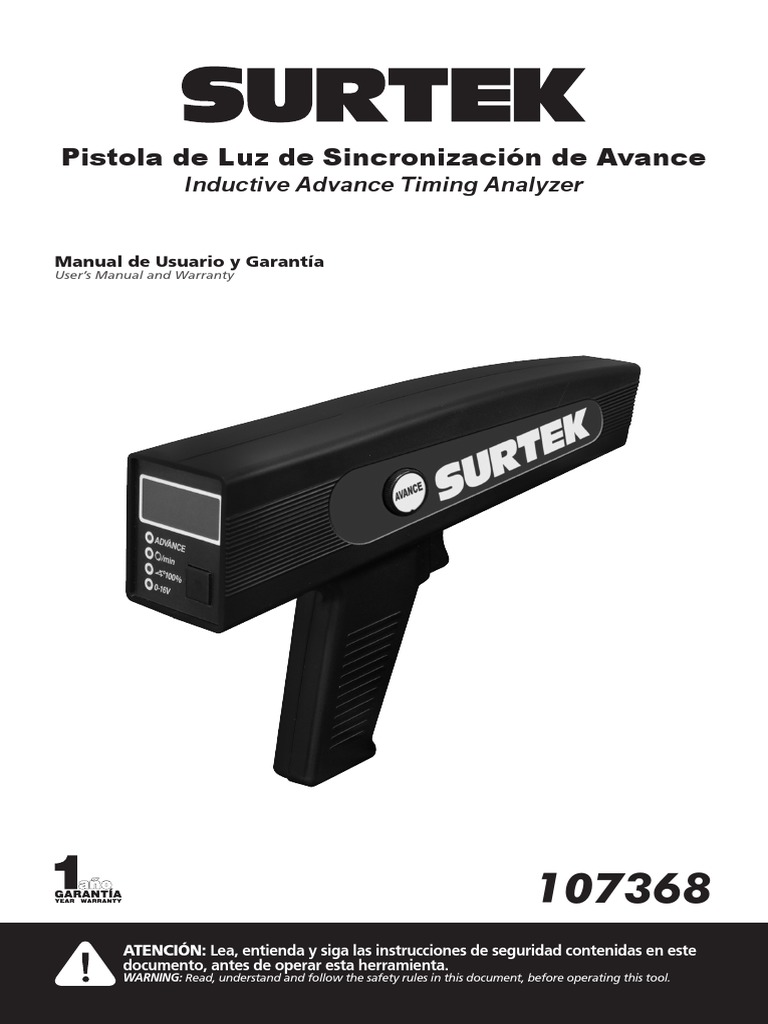 Pistola de Luz de Sincronización de Avance: Inductive Advance Timing ...