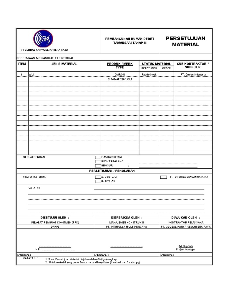 Form - A WLC OMRON | PDF