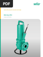 Wilo-Rexa PRO Submersible Pump Overview | PDF | Pump | Mains Electricity