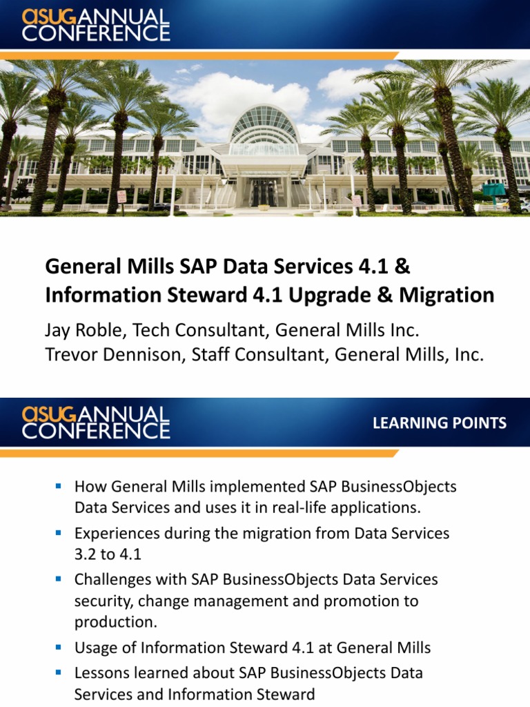 0407 General Mills SAP Data Services 41 & Information Steward 41 ...