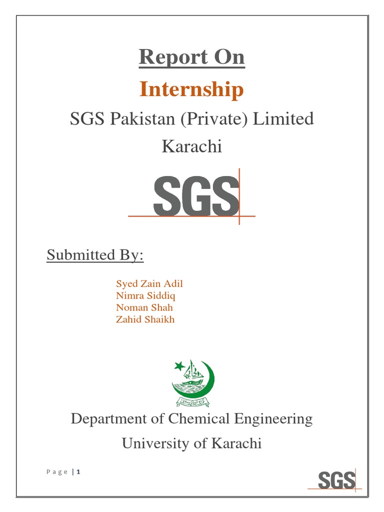 SGS Internship Report Final | PDF | Petroleum | Ethanol