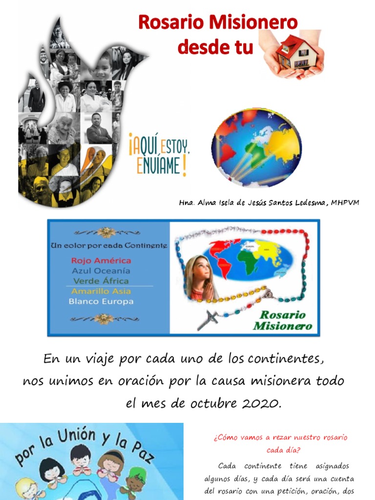 Rosario Misionero Desde Casa 2020 | PDF | María, madre de Jesús | Oración