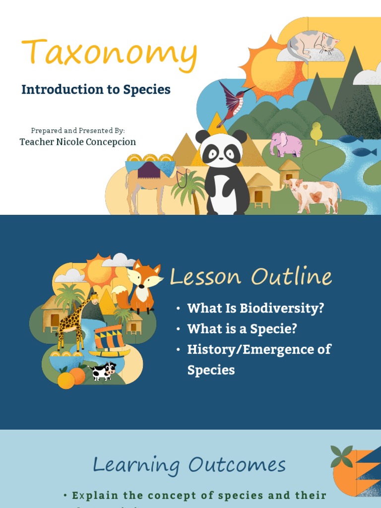 Biodiversity and Species Presentation Science 8 | PDF | Species | Evolution