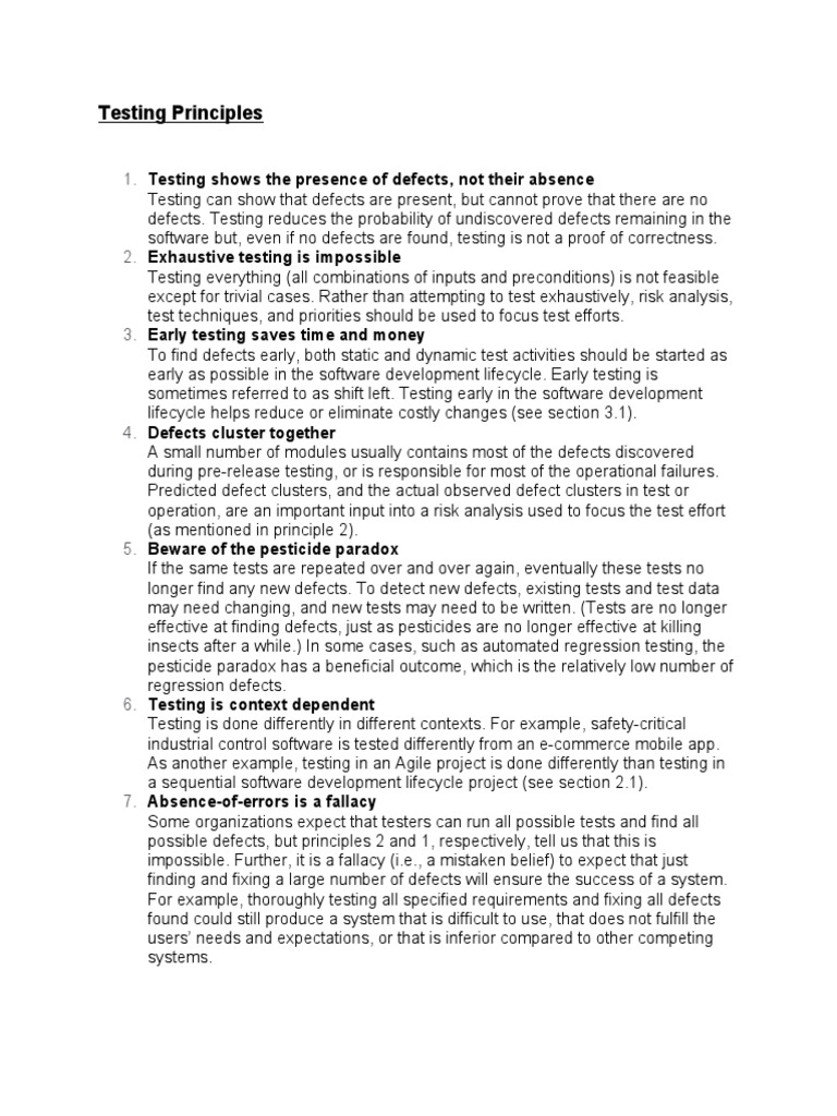 Testing Basics | PDF | Software Testing | Information Technology Management Testing Basics | PDF | Software Testing | Information Technology Management