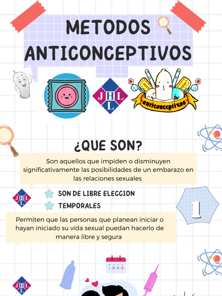 Métodos Anticonceptivos: Guía Completa | PDF | Estilo de vida