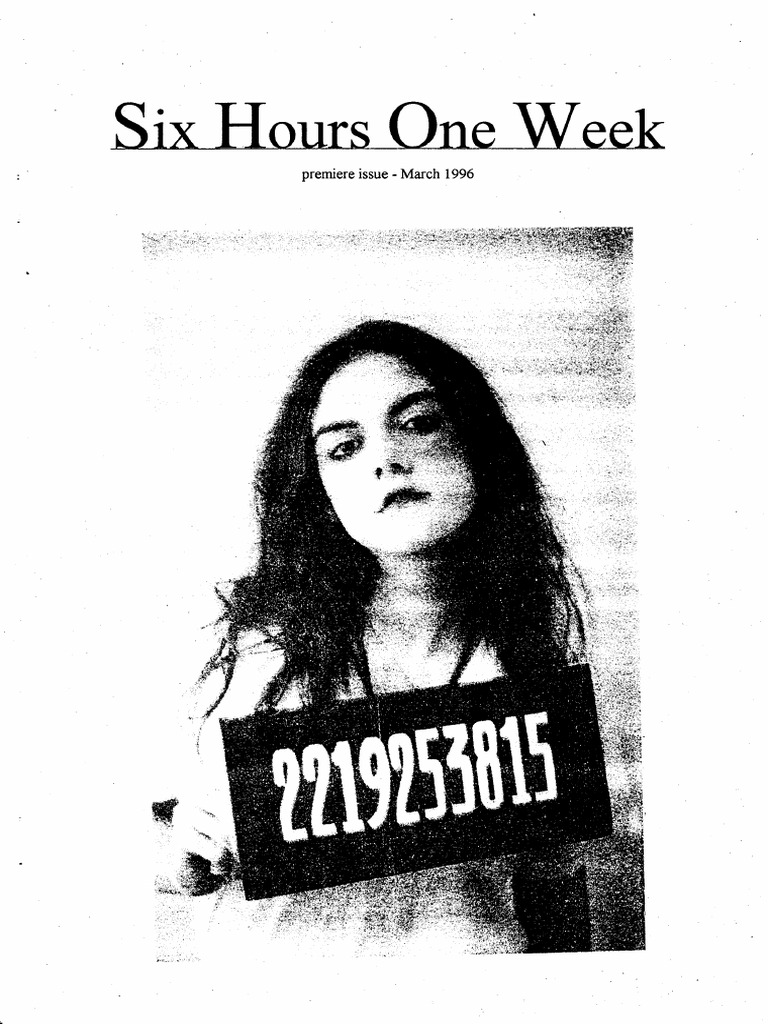 Six Hours One Week #1 (1996) | PDF