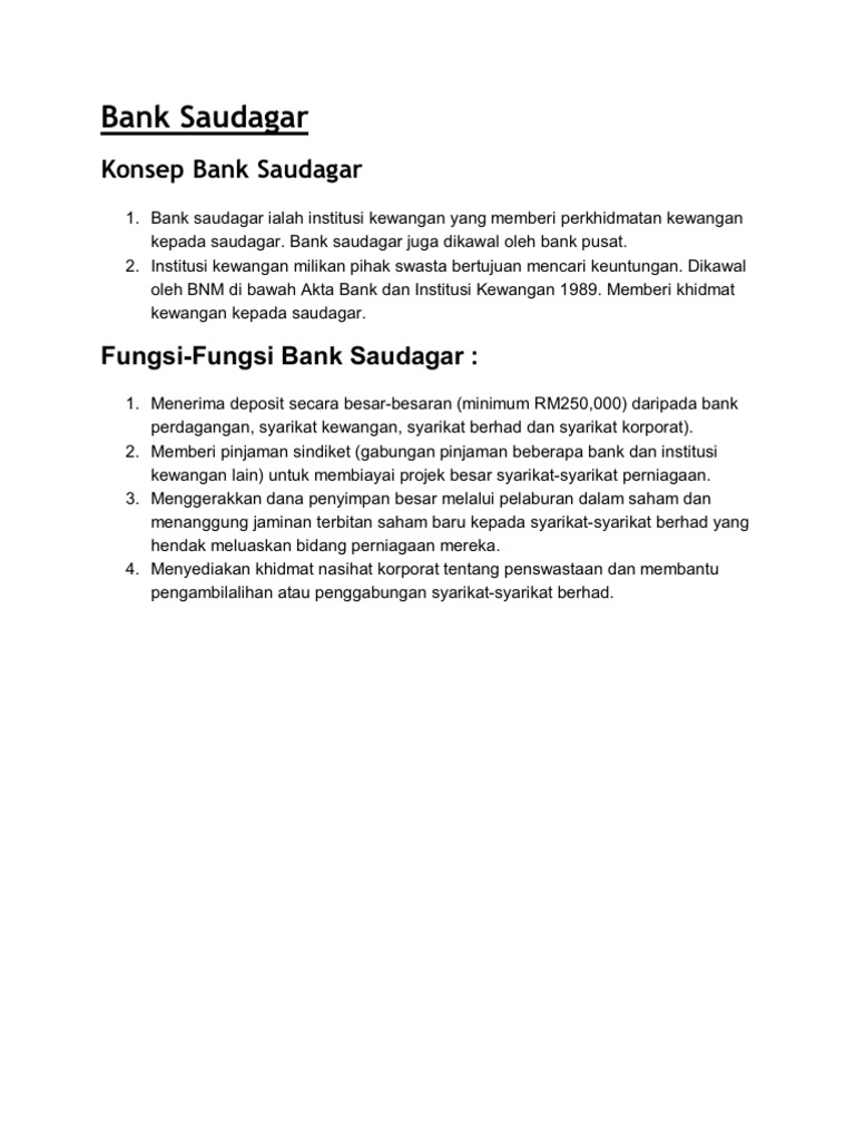 Bank Saudagar | PDF