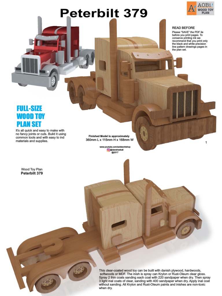 Peterbilt Plan | PDF | Hardwood | Wood