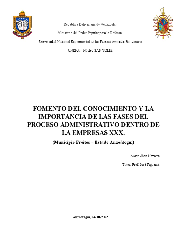 Anteproyecto Unidad 1 de Metodologia de La Investigacion | PDF ...