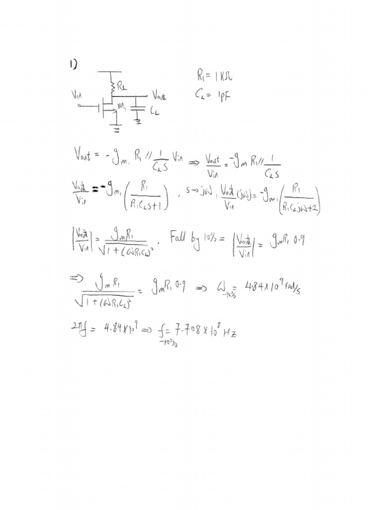 Fundamentals of Microelectronic CH 11 Solution | PDF