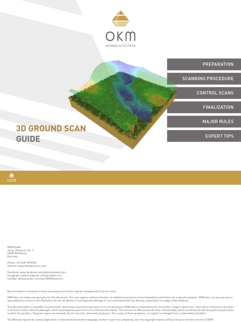 3D Ground Scan Guide - EN | PDF | Measurement | Magnetometer