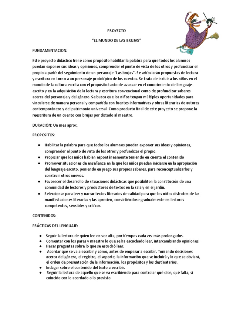 PROYECTO Brujas | PDF