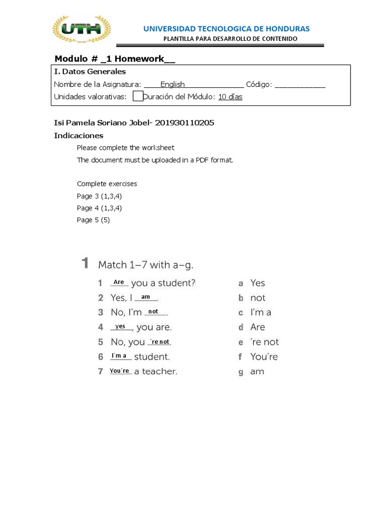 Module 1 Homework English 2 New Pdf