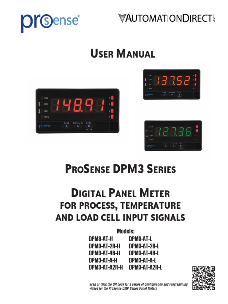 dpm3 Manual | PDF | Menu (Computing) | Thermocouple