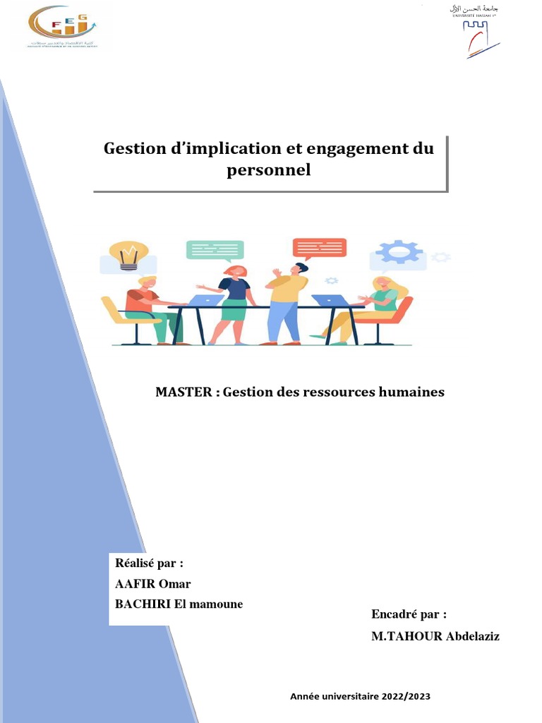 Gestion de l'implication du personnel | PDF | Motivation | Motivant