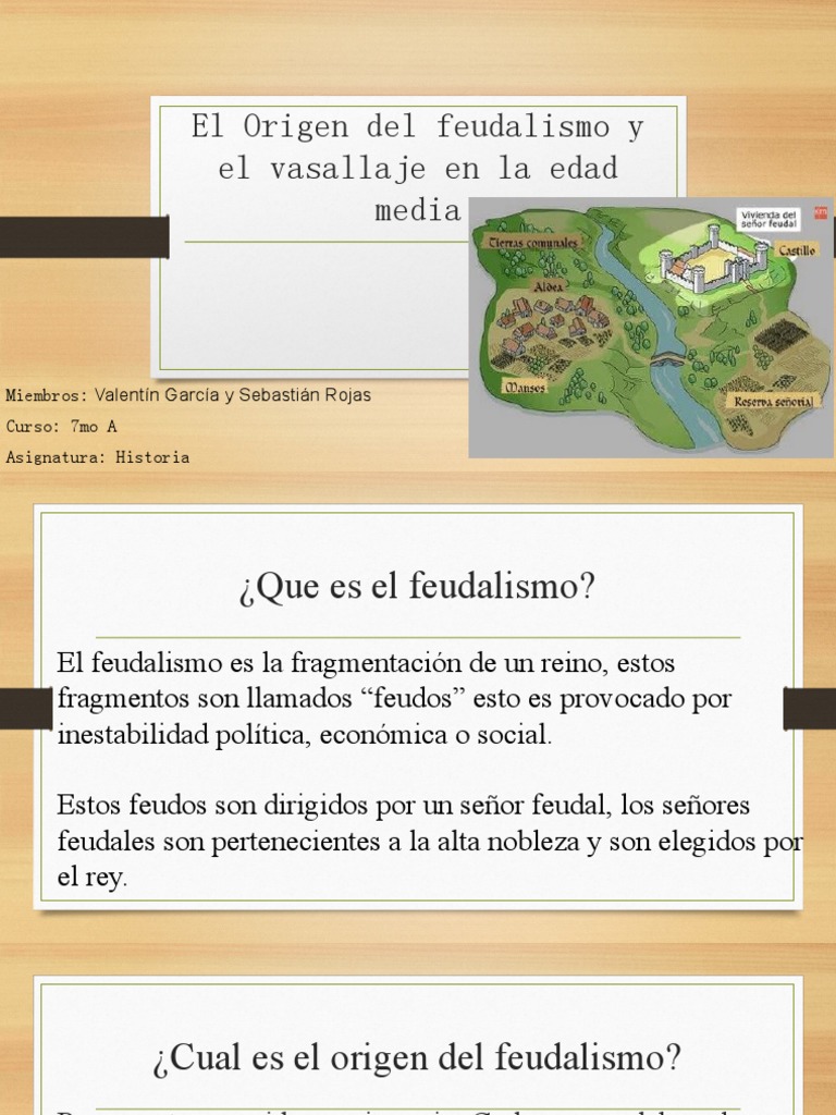 El Origen Del Feudalismo y El Vasallaje | PDF | Feudalismo | Edades medias