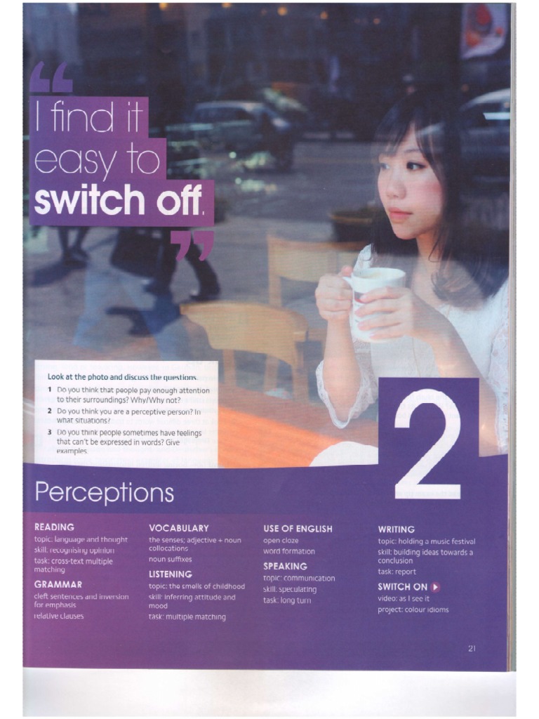 Gold Experience B2+ Unit 2 | PDF