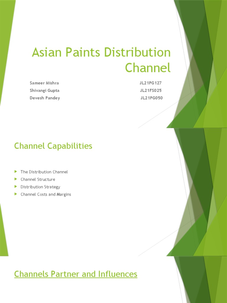 Asian Paints Distribution Channel | PDF | Business