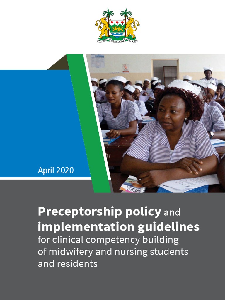 Preceptorship Guidelines for Nursing Students | PDF | Midwife | Nursing