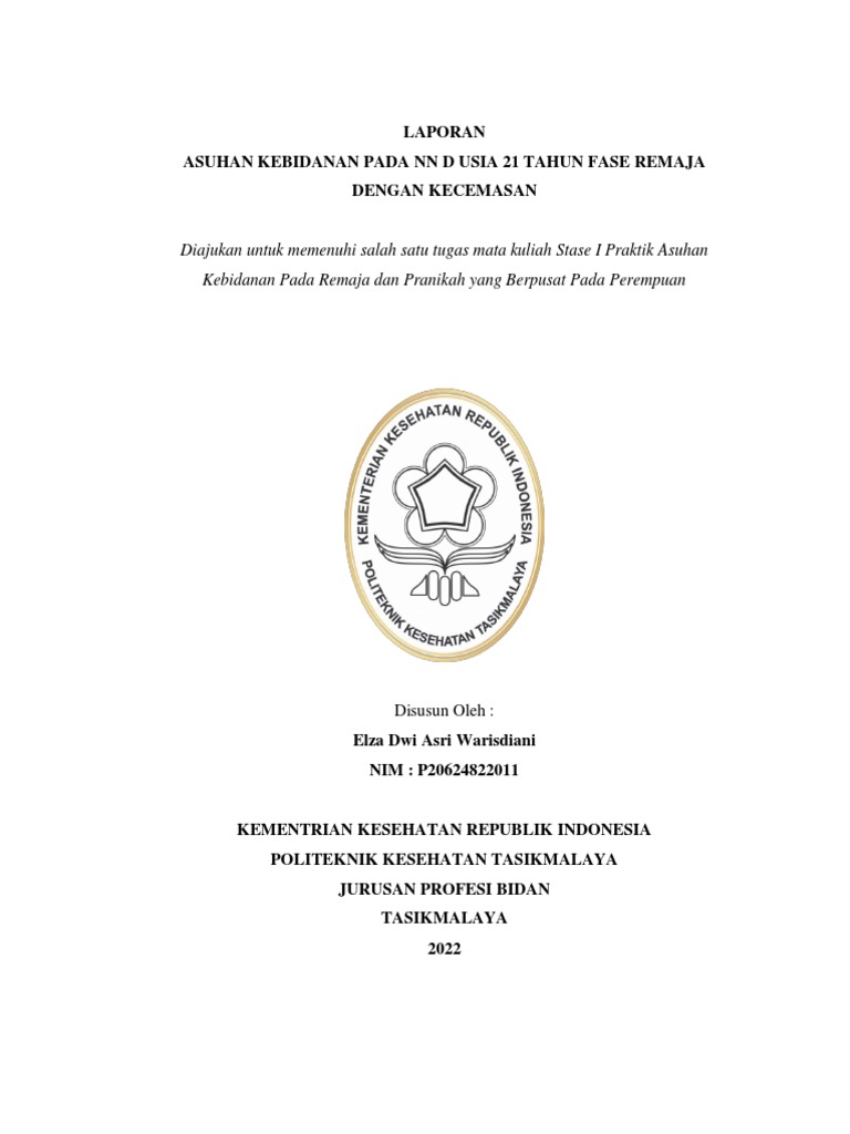 ASKEB Remaja - Kecemasan | PDF | Kesehatan Holistik