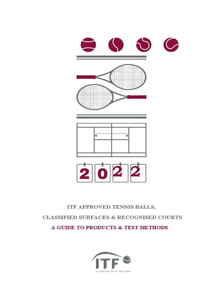 2022 Itf Technical Booklet | PDF | Humidity | Weighing Scale