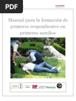 Cruz Roja Primer Respondiente | PDF | Reanimación cardiopulmonar | Emergencias Médicas