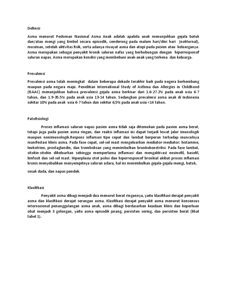 Asma | PDF | Pengembangan Diri | Kesehatan Holistik