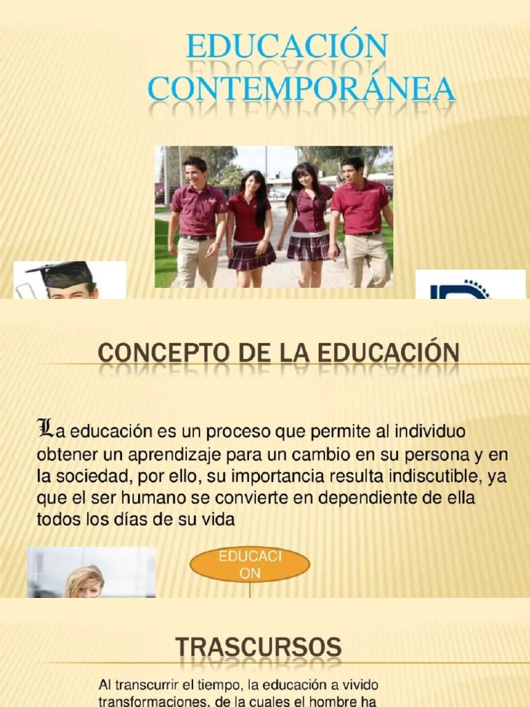 Educación Contemporánea | PDF