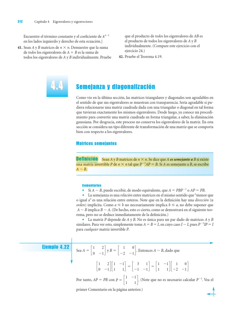 Tarea 9 Diagonalizacion | PDF | Valores propios y vectores propios | Matriz (Matemáticas)