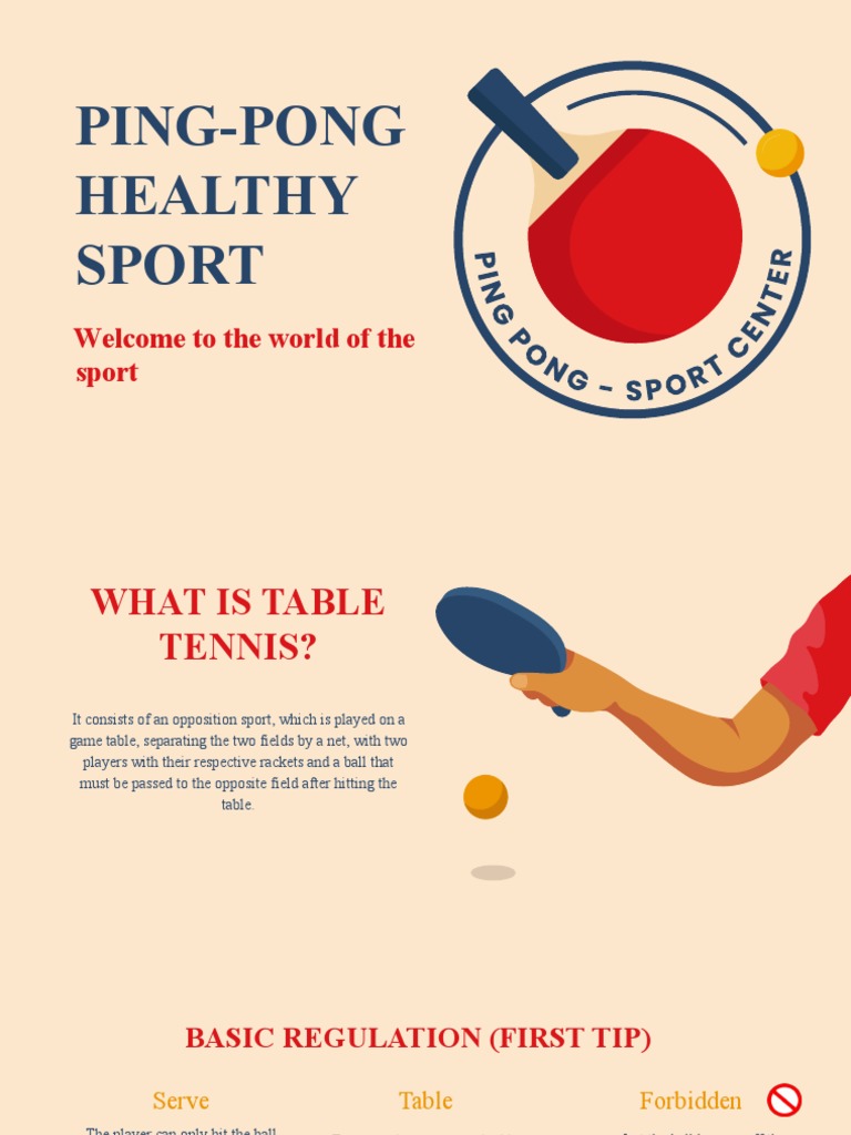 Presentacion Ingles 3 | PDF | Table Tennis | Games Of Physical Skill
