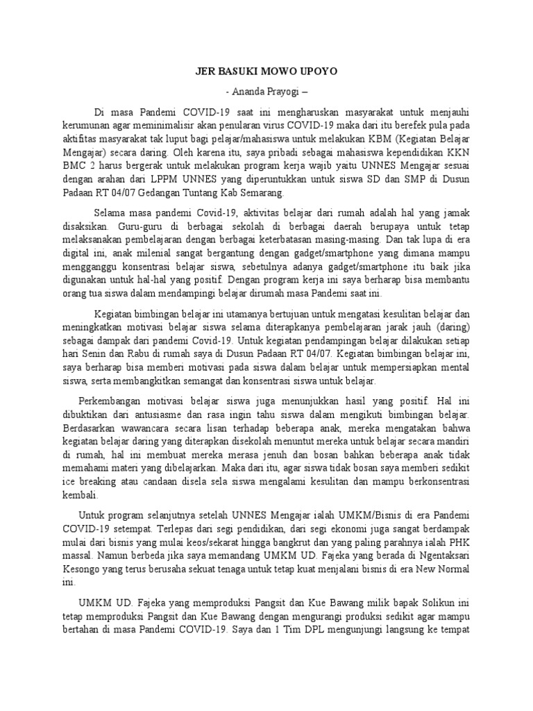 Ananda Prayogi | PDF