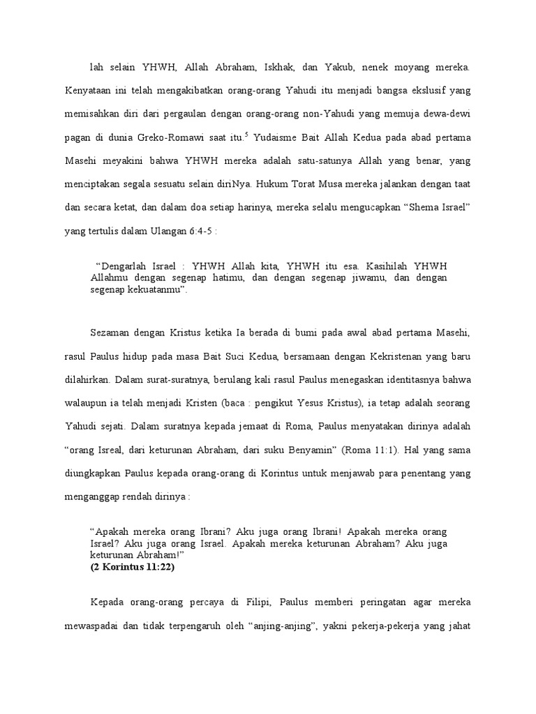 Ketuhanan Yesus Kristus | PDF