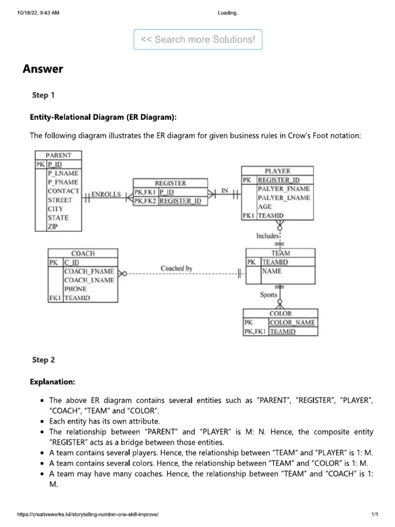 Data Model (Simple Case Study) | PDF