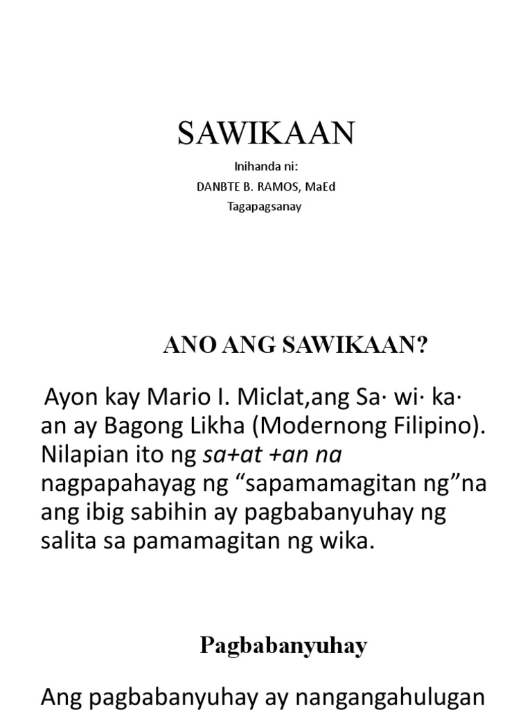 SAWIKAAN | PDF