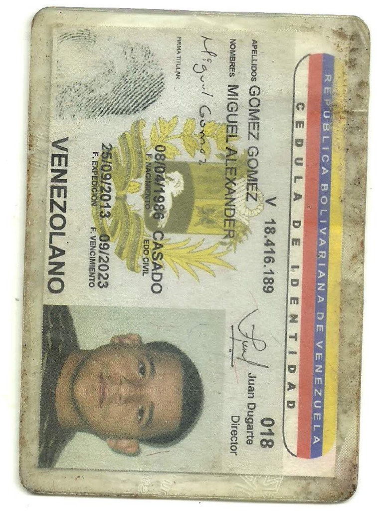 Cedula de Miguel | PDF