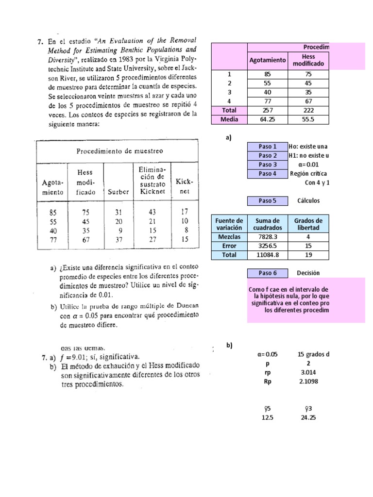Ejercicio Prueba de Duncan | PDF