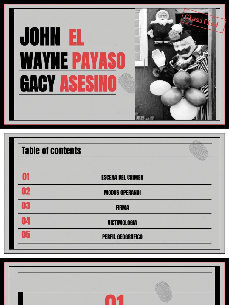 Payaso Asesino | PDF | Victimologia