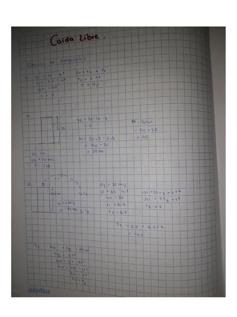 Caida Libre PDF | PDF