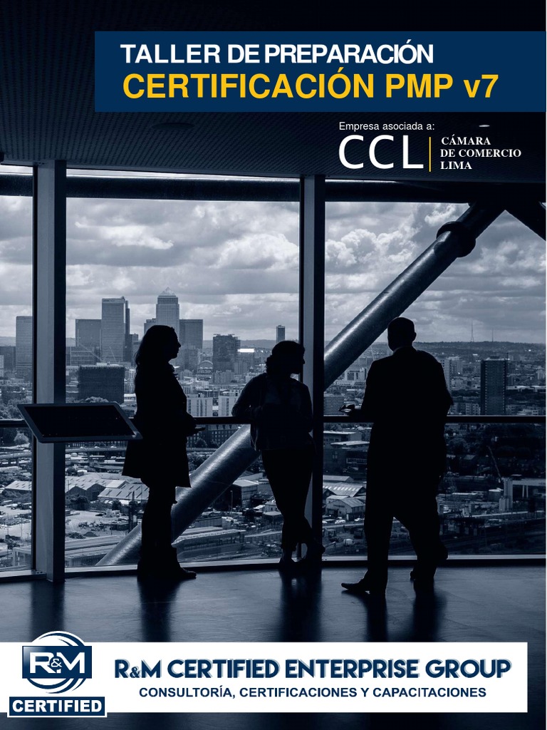 Brochure Taller Certificacion Regular PMP v7 Inicio 25 Octubre | PDF | Prueba (evaluación ...