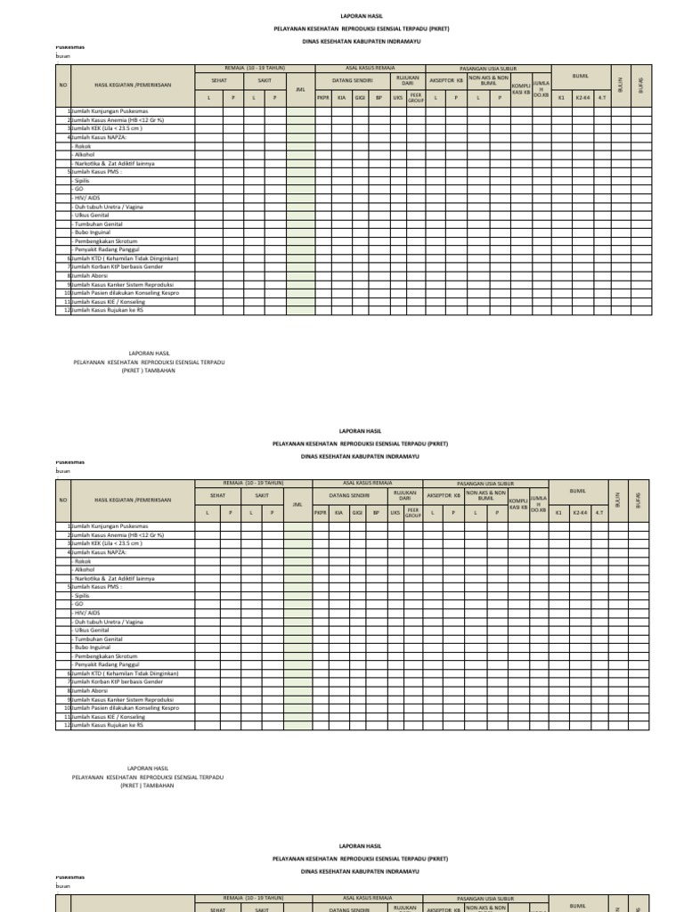 Format PKM PKRET 2020 | PDF