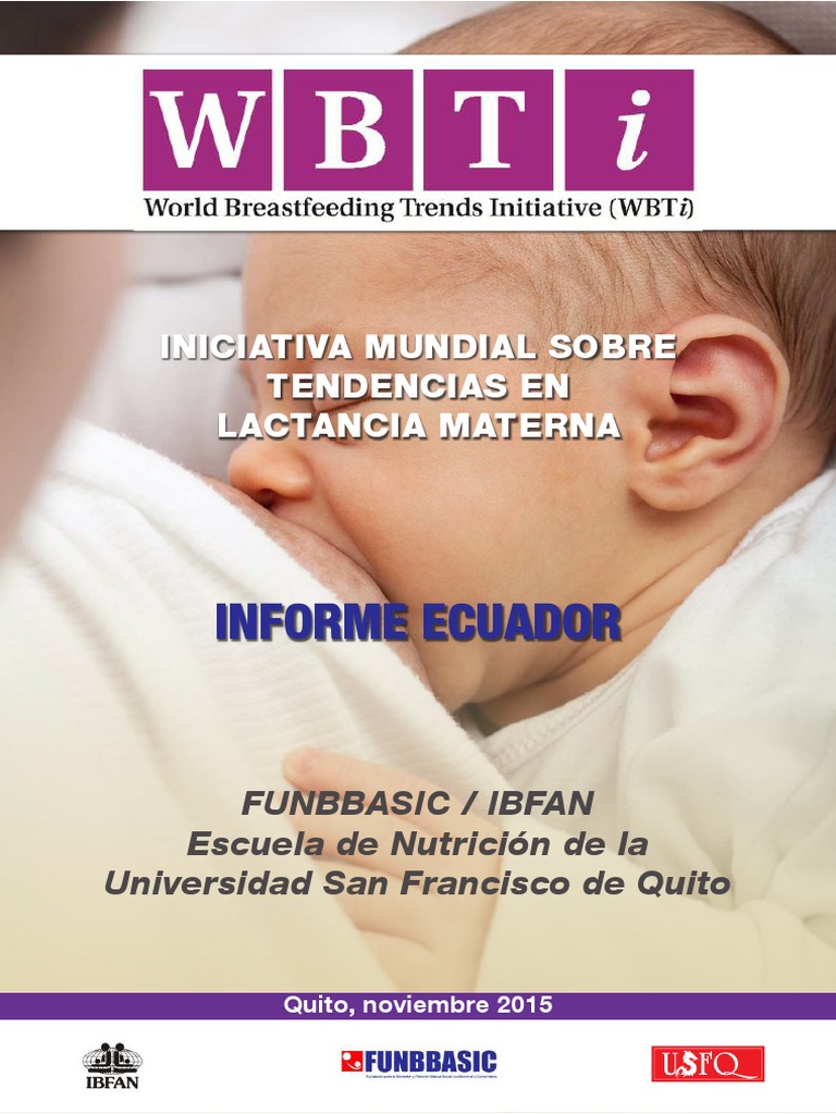 WBTi Ecuador Informe Final Completo 2 | PDF | Amamantamiento ...