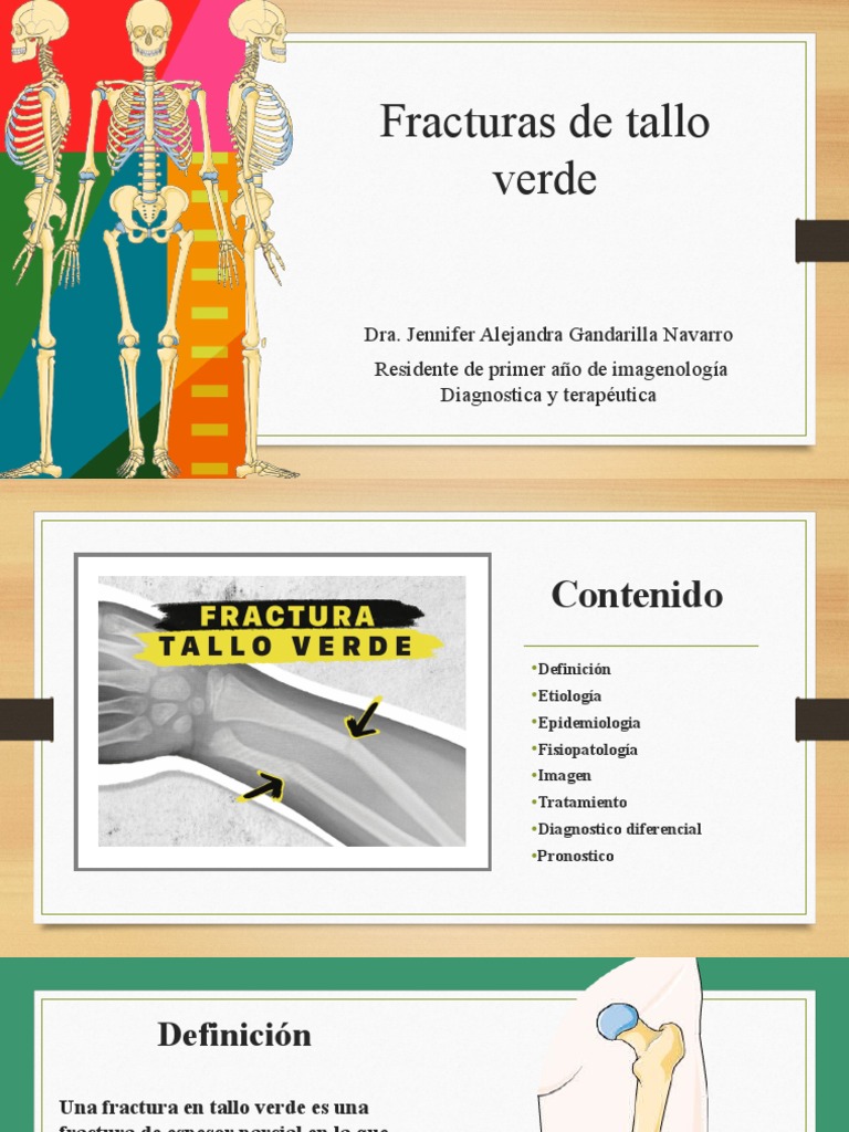 Fracturas de Tallo Verde | PDF | Lesión | Medicina CLINICA