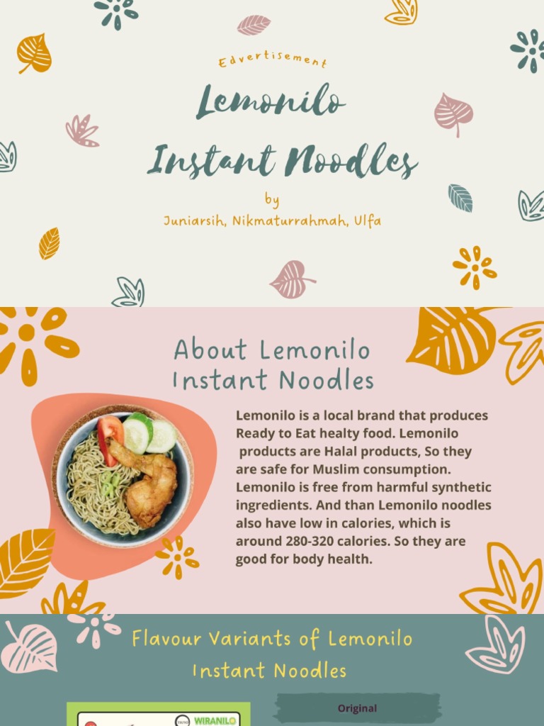 Advertisement of Lemonilo | PDF