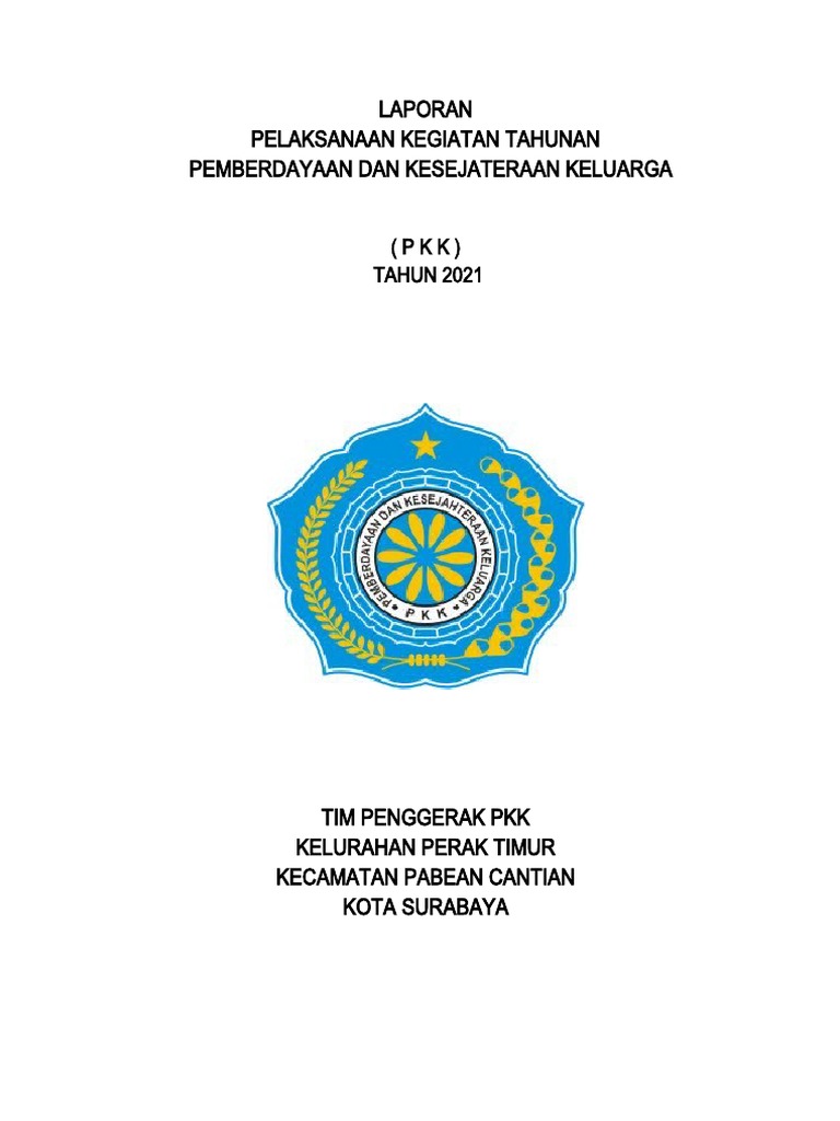 Laporan PKK Tahunan 2021 Fix | PDF