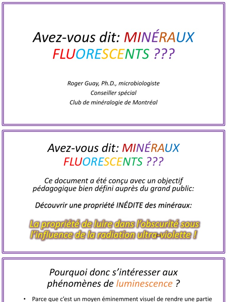 Fluorescence | PDF | Fluorescence | Ultra-violet