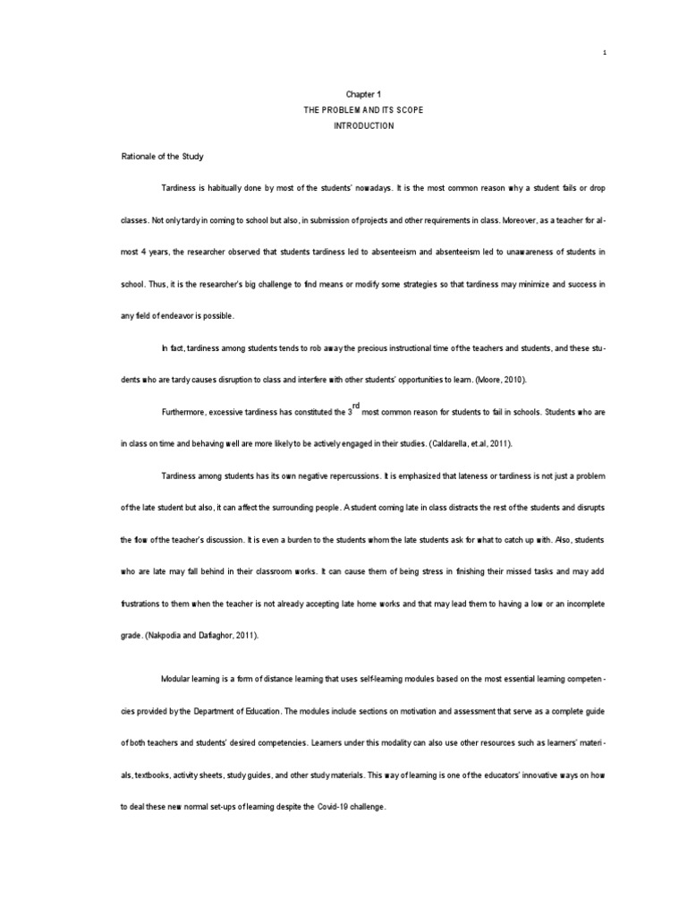 (2.revised) Factors Affecting The Tardiness of Submission of Modules in ...