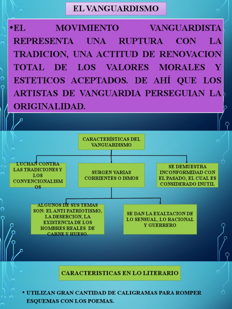 El Vanguardismo | PDF | Vanguardia